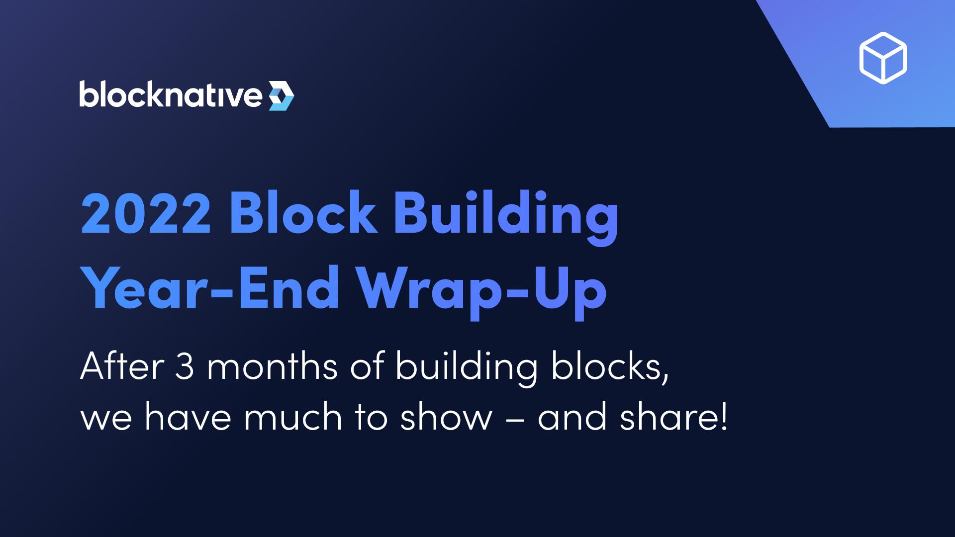 Blocknative Wrapped: 2022 Block Building Year-End Wrap-Up